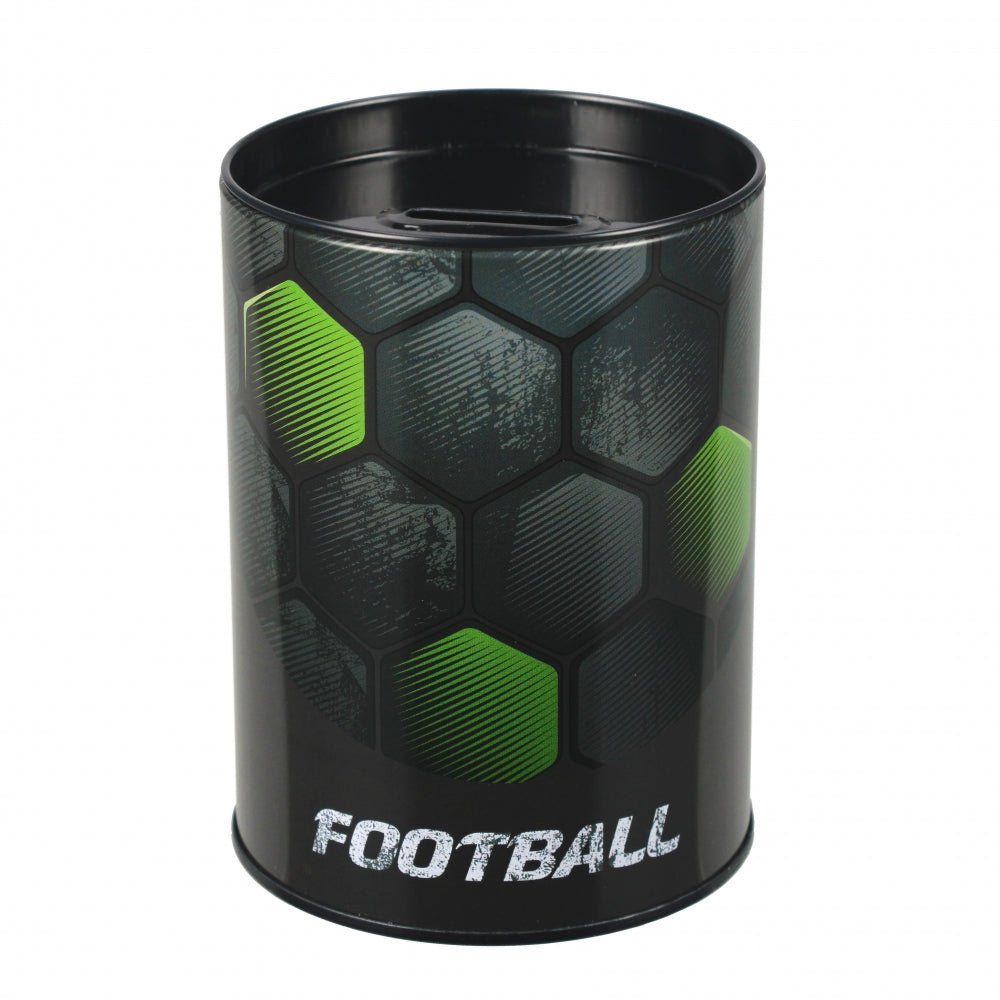 Fodbold sparegris / sparebøsse (metal) – Lukaki.dk